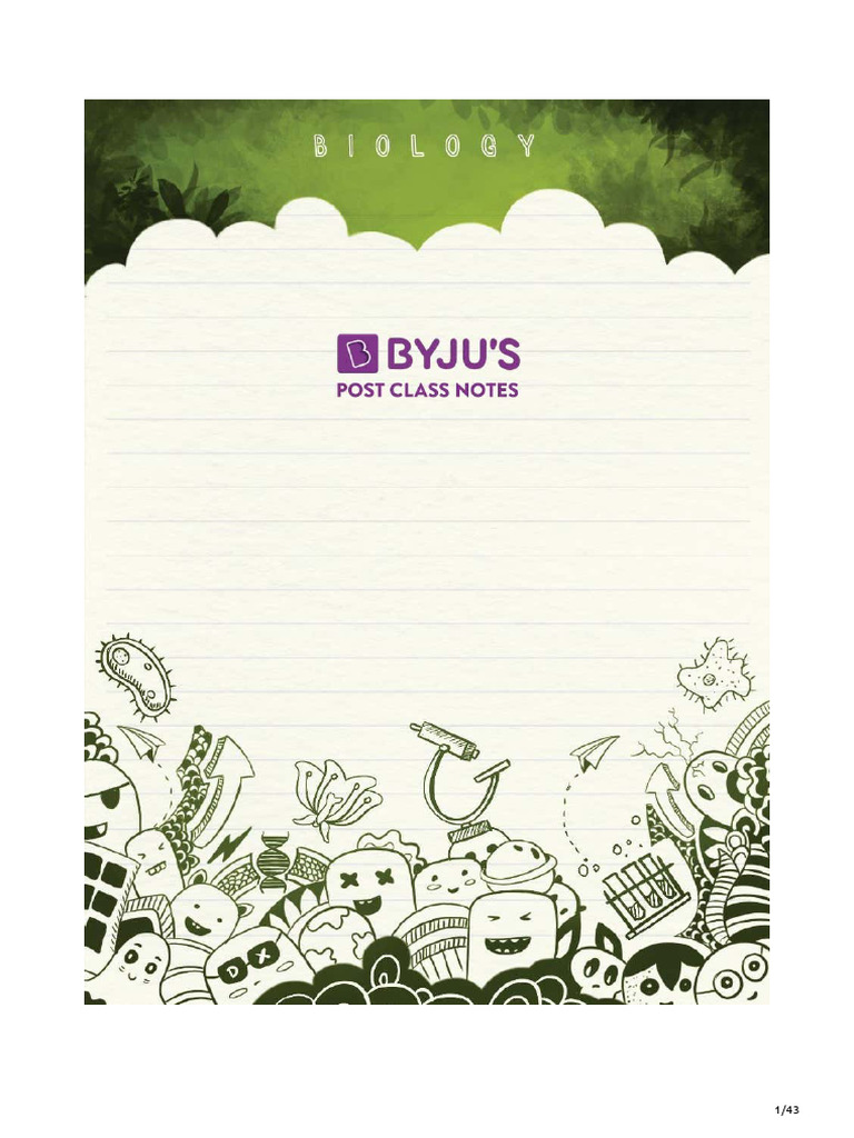 Class 10 Life Process Mind Map and Notes | PDF