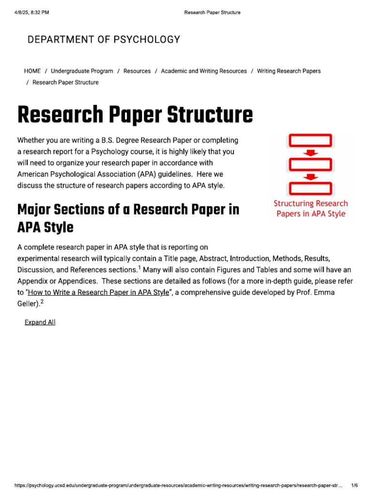 Research Structure Guidelines | PDF