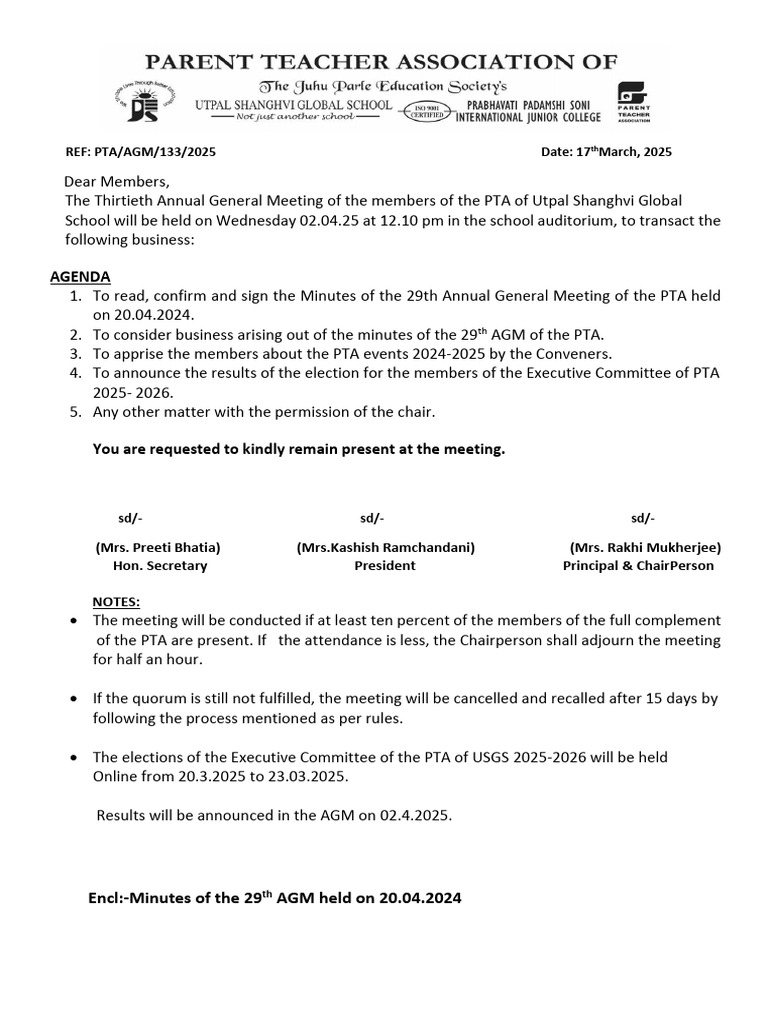 30th-AGM-AGENDA-NOTICE---20.4.2024 | PDF | Meetings | Companies