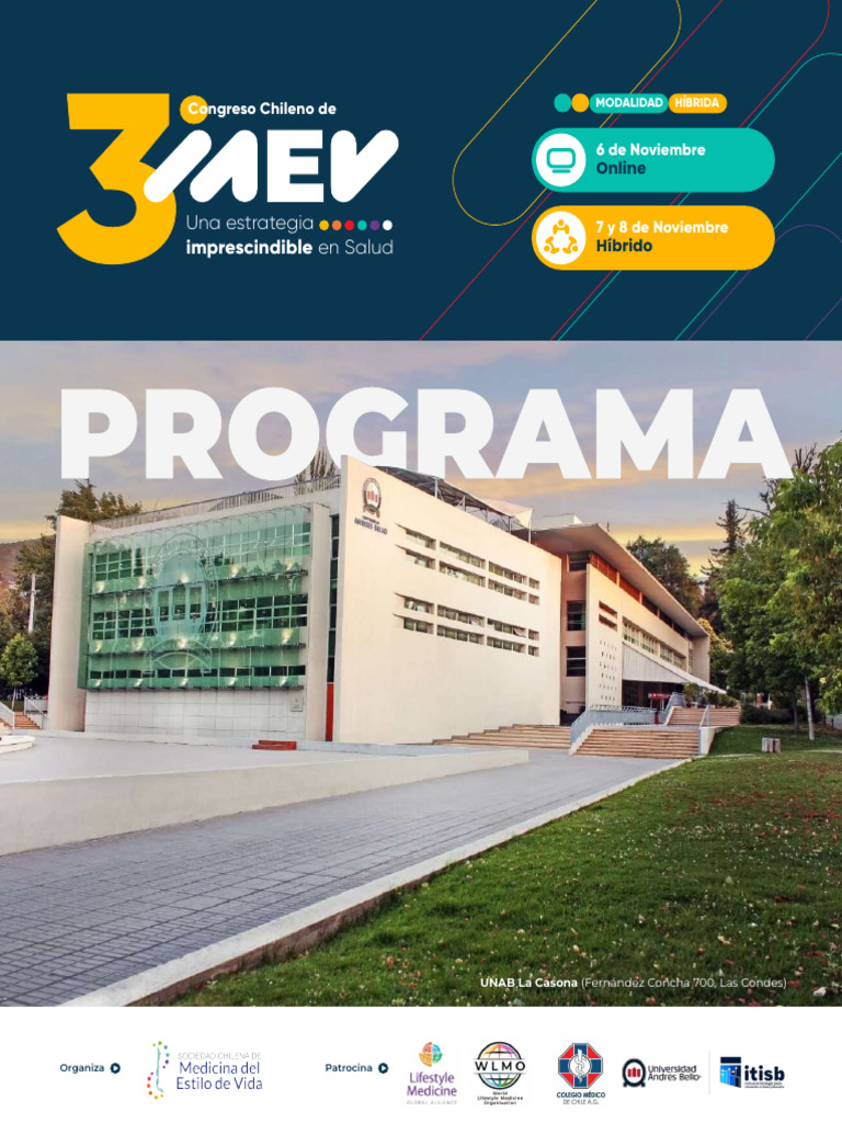 Programa 3° Congreso MEV | PDF | Sicología | Conceptos psicologicos