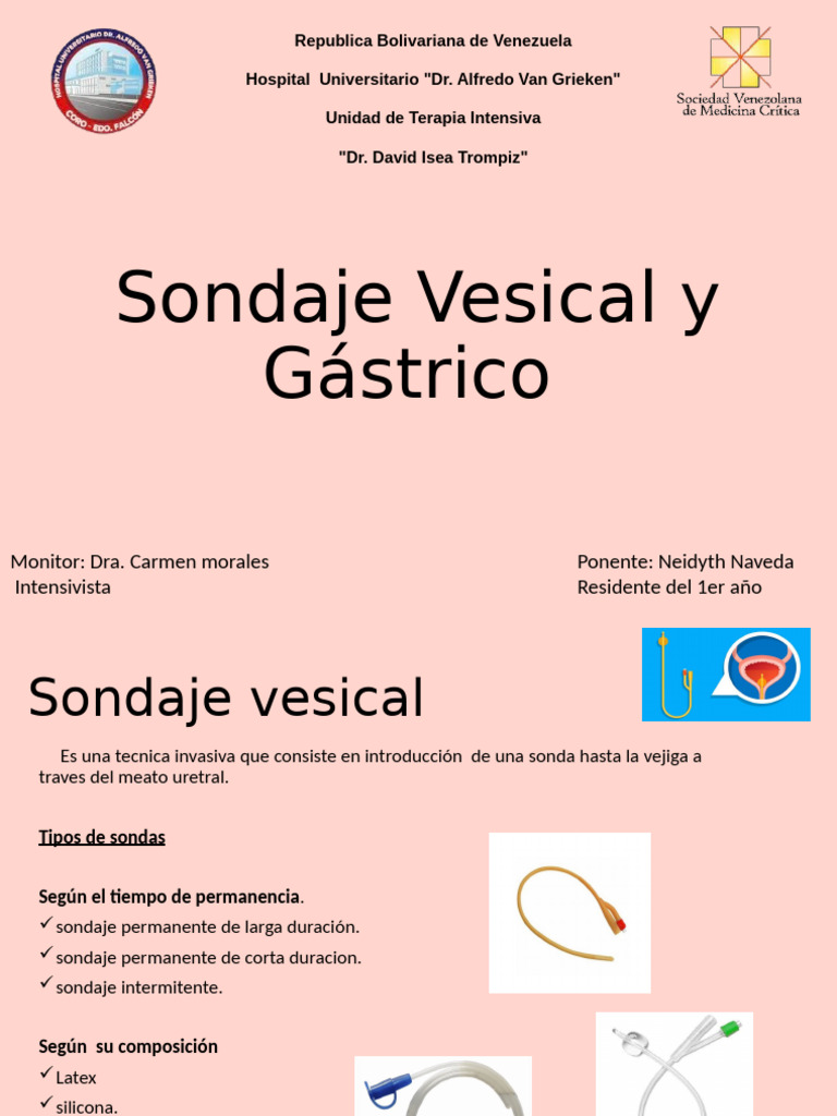 Sondaje vesical-WPS Office | PDF | Herida | Medicina CLINICA