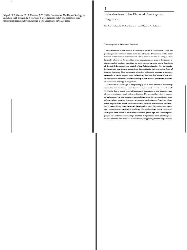 1 Introduction | PDF | Analogy | Science