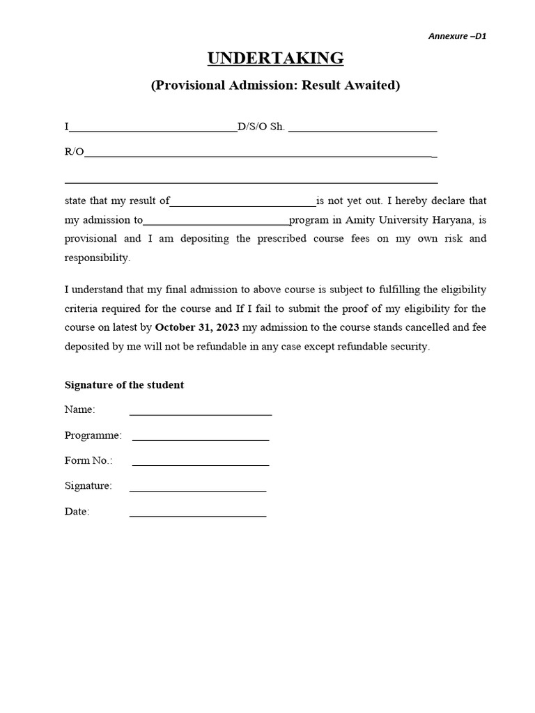 Annexure D (List of Docs) PDF | PDF