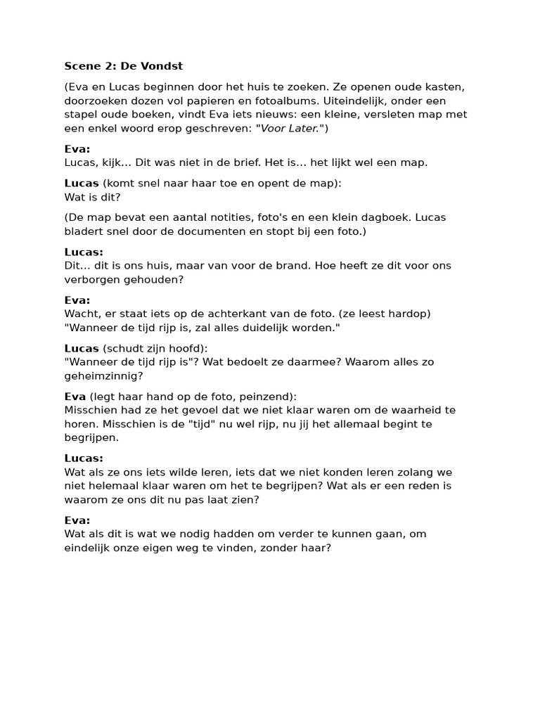 Random Script Scene 2 Deel 2 | PDF