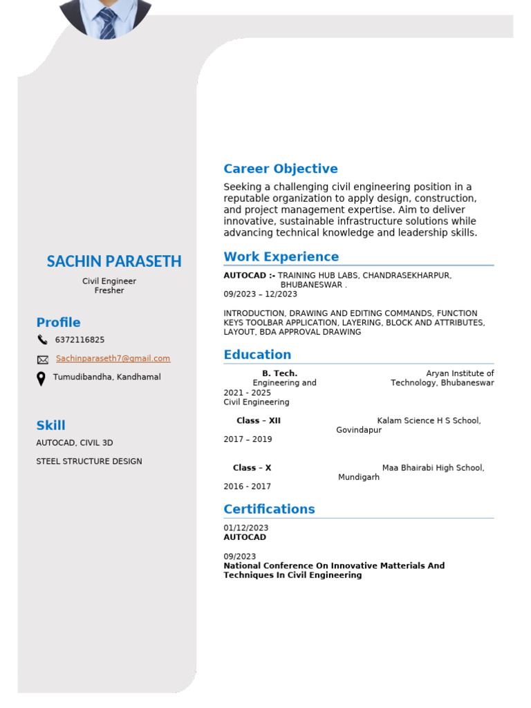Sachin CV | PDF