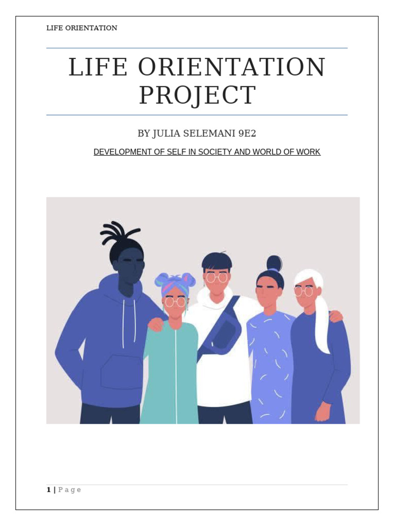 Life Orientation Project | PDF | Sexually Transmitted Infection | Goal ...