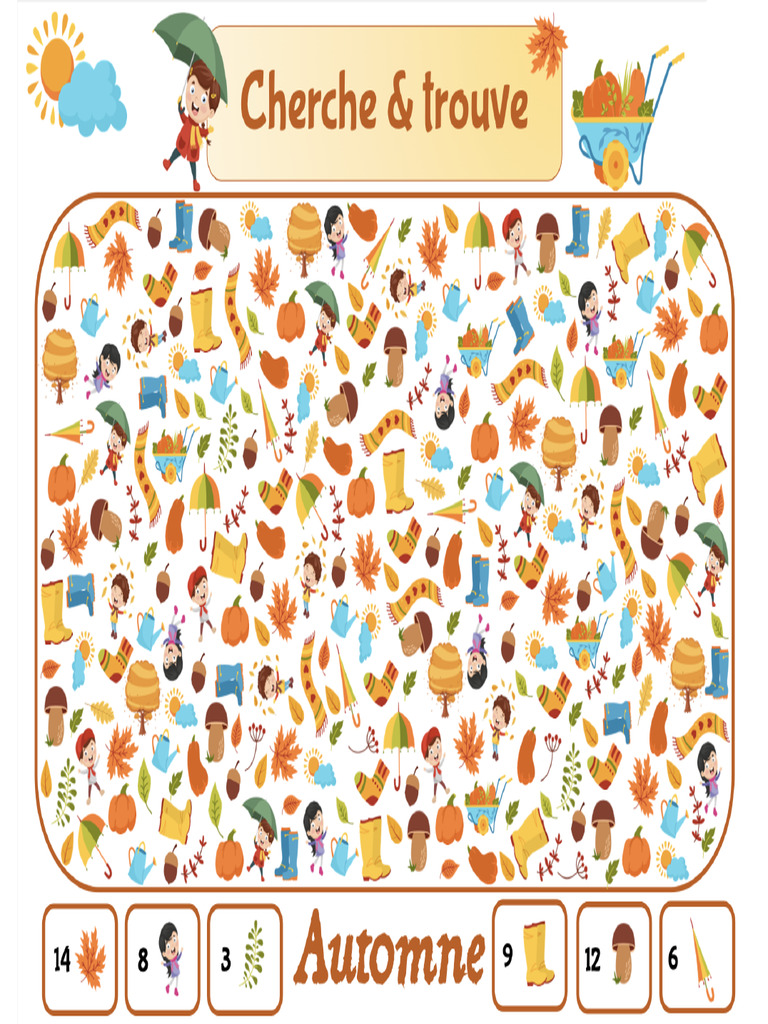 Cherche Et Trouve Automne | PDF