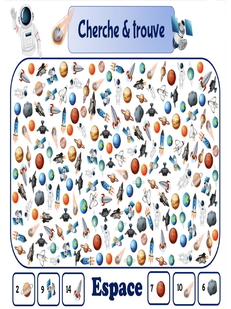 Cherche Et Trouve Espace | PDF