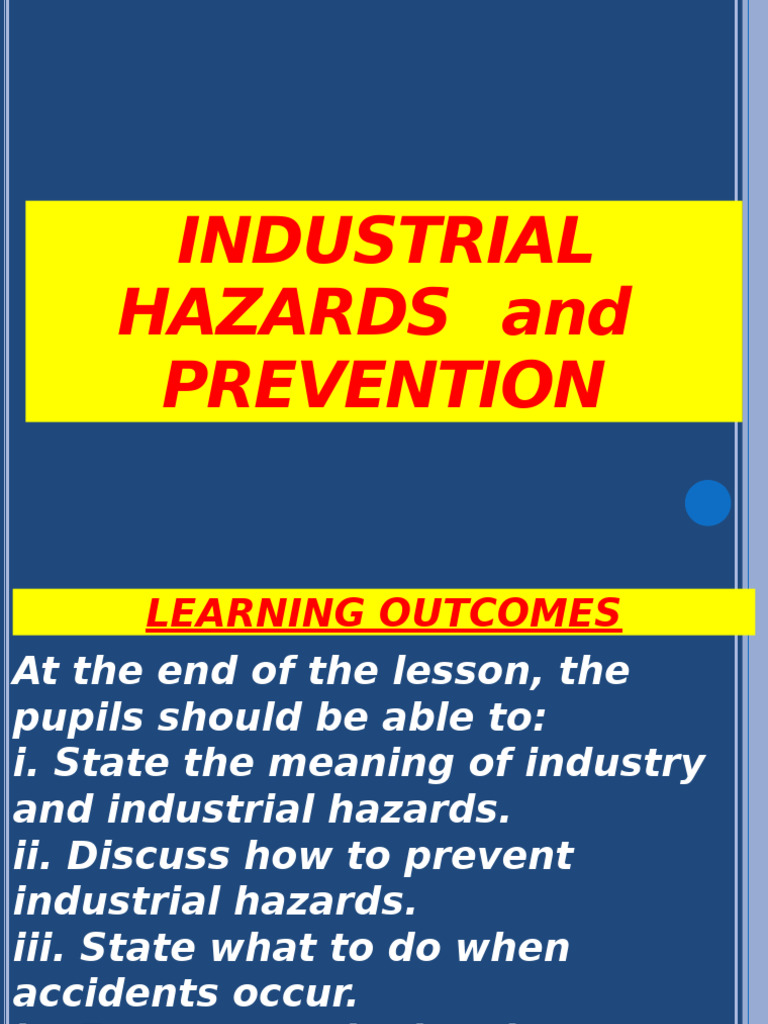 Industrial Hazards | PDF | Hazards | Fires