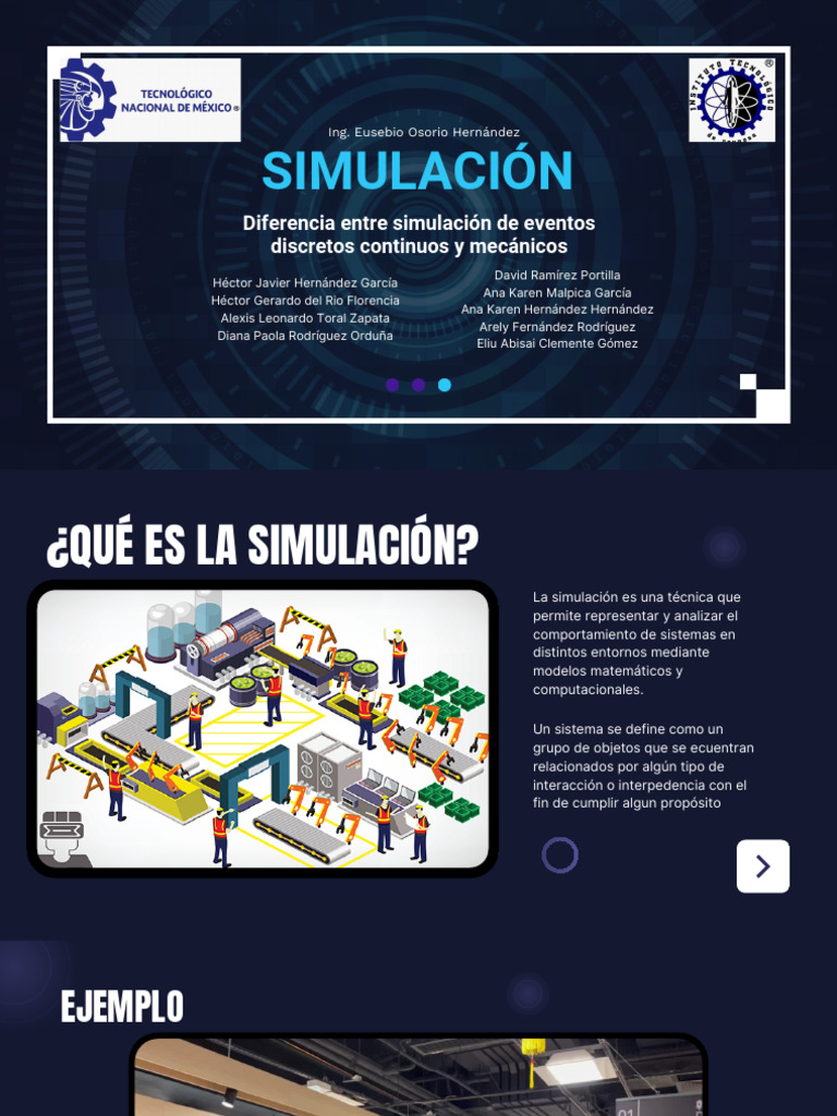 Simulación Eventos Discretos, Continuios y Mecanicos - 20250312 ...