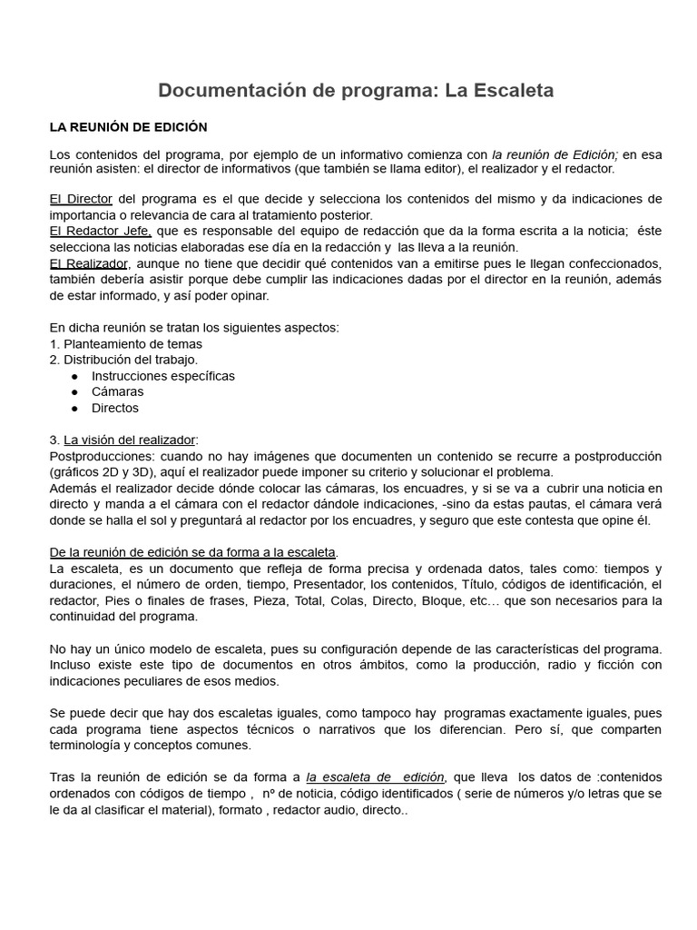 Documentación de Programa - La Escaleta | PDF | Programa de computadora | Programación