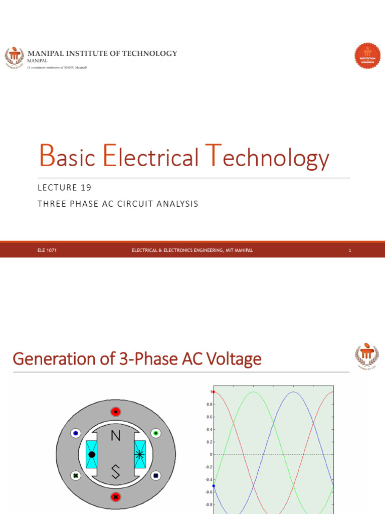 Lec 19 - Three Phase Supply System | PDF | Electric Power | Power ...