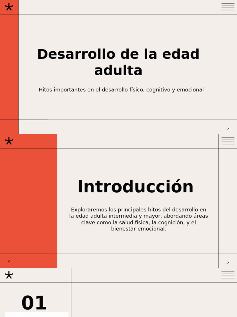 Desarrollo de La Edad Adulta | PDF | Adultos | Vejez