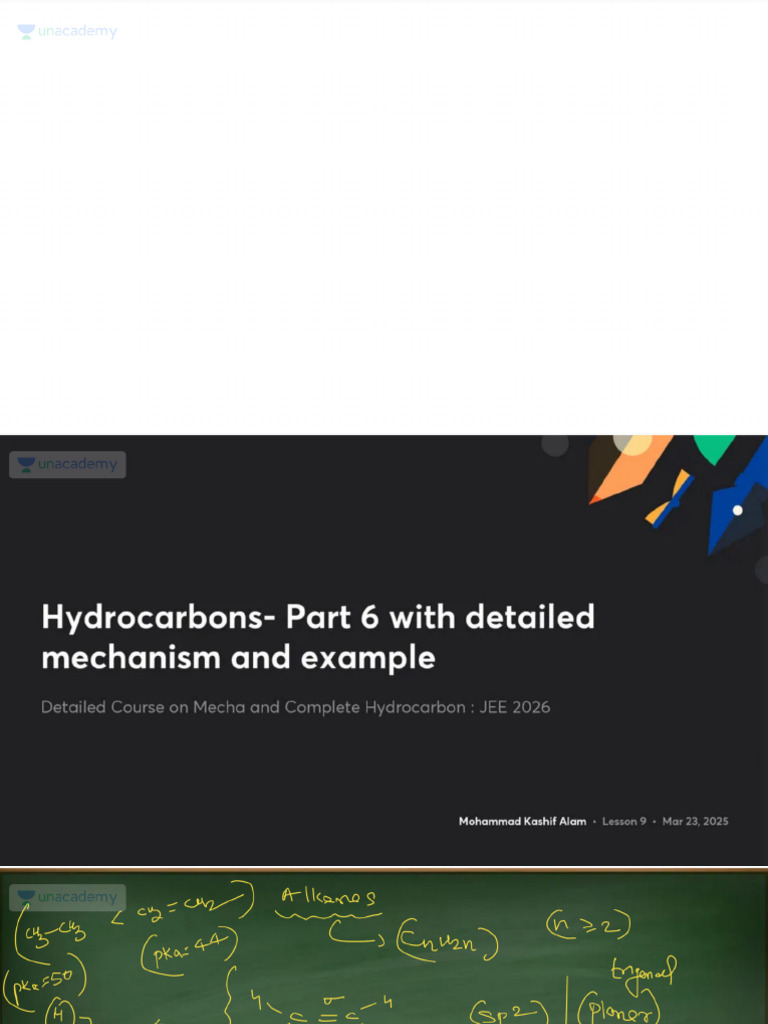 Hydrocarbons Part 6 With Detailed Mechanism and Example With Anno | PDF