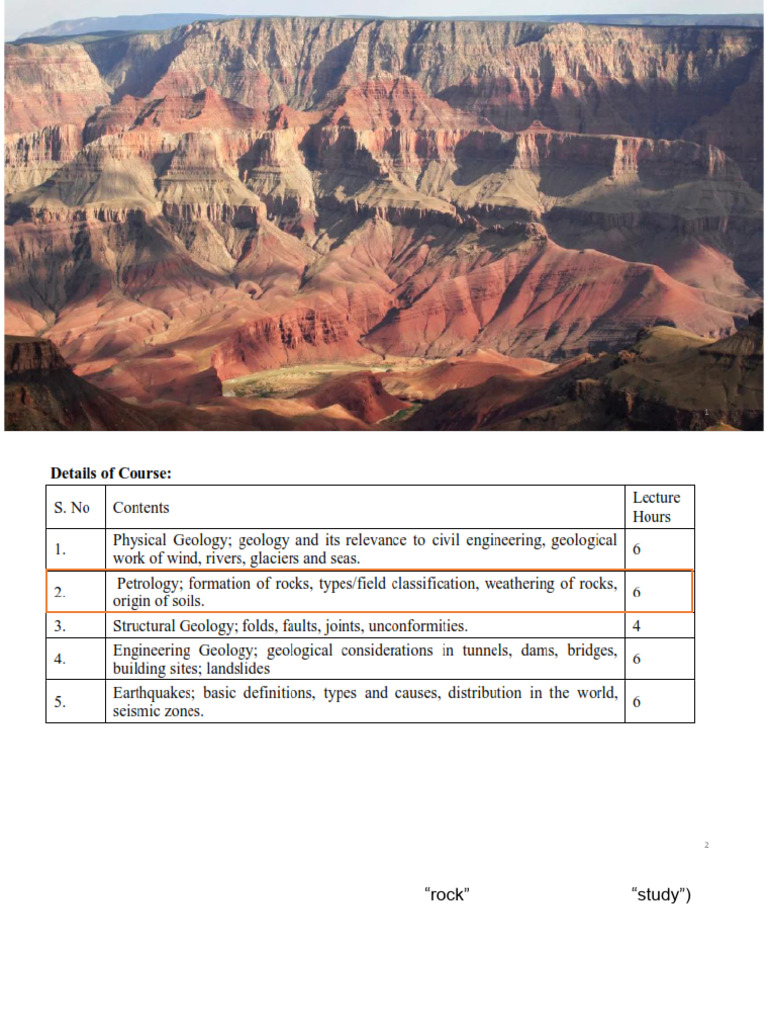Engineering Geology - Module II | PDF | Rock (Geology) | Weathering