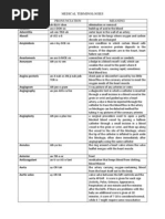Cardiovascular Combining Forms Explained | PDF | Heart Valve | Heart