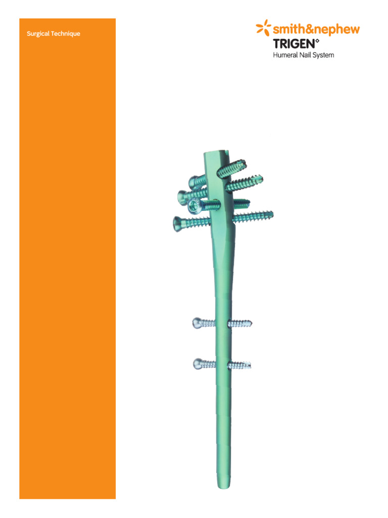 V7 71181802 REVF TRIGEN Humeral Nail System Surgical Technique 0623 ...