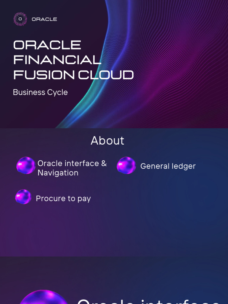 Oracle Financial Fusion Cloud Guide | PDF | Accounts Payable | Accounting