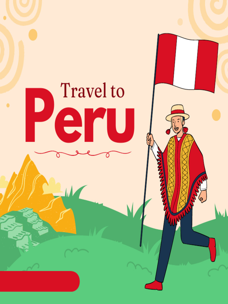 Red Green Bold Text Peru Travel Facebook Post | PDF