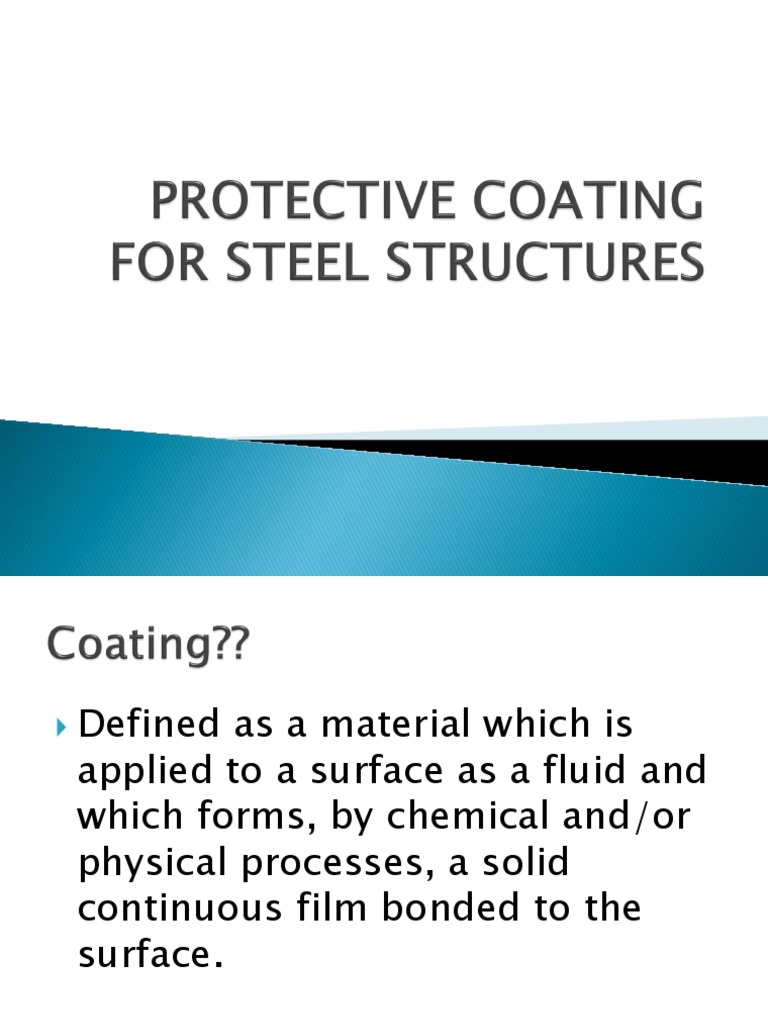Protective Coating For Steel Structures | PDF | Paint | Epoxy