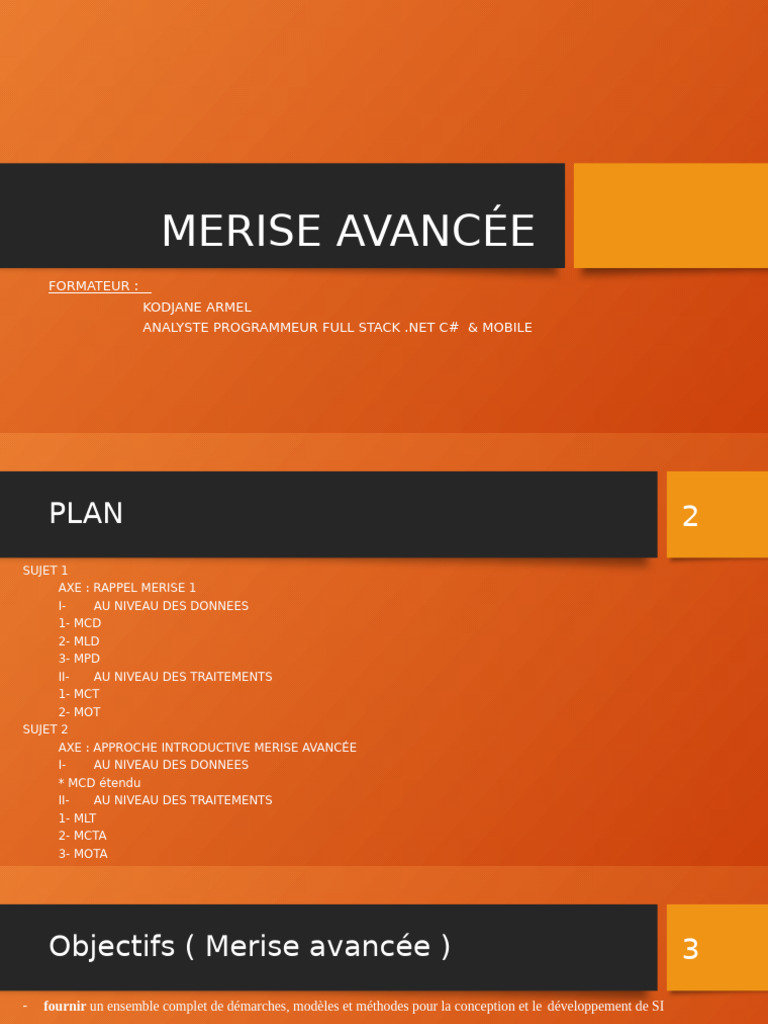 MERISE AVANCÉE | PDF