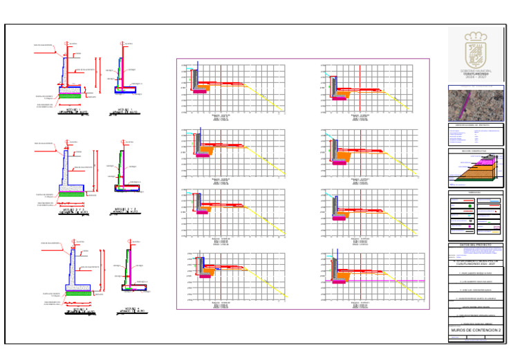 Plano Muro de Contencion 02 | PDF