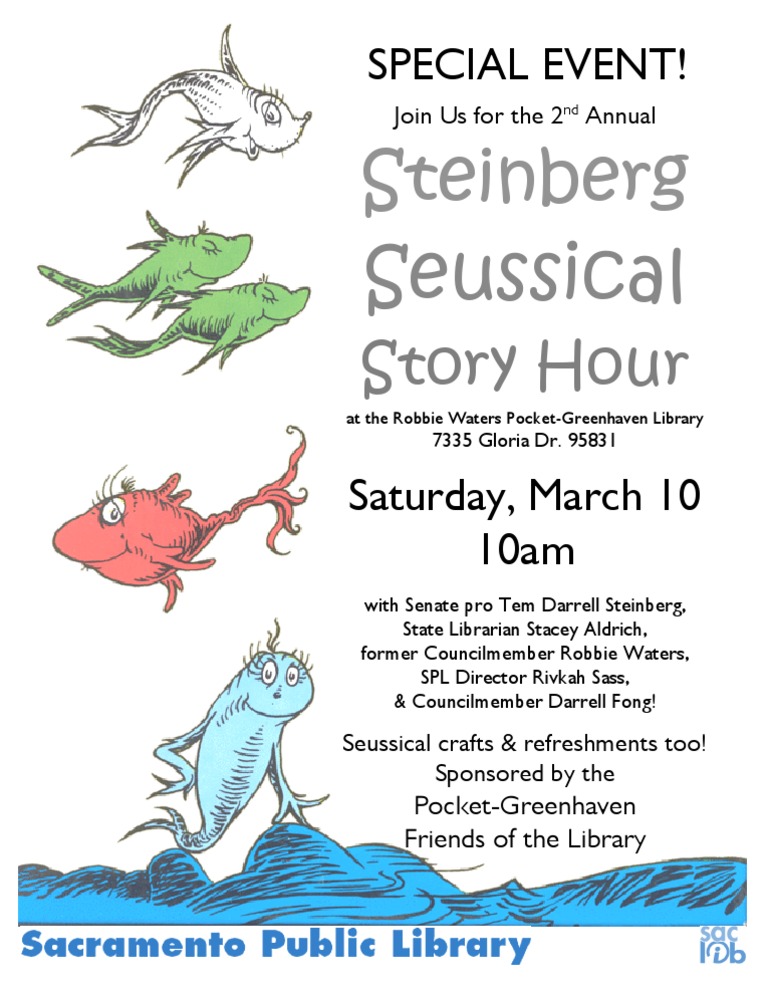 Steinberg Seussical Story Hour Event | PDF