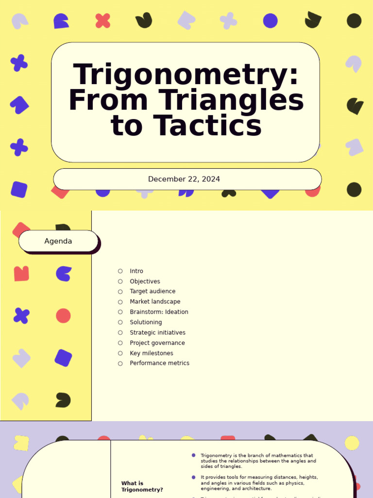 Exhibition Trigonometry - From Triangles To Tactics | PDF ...