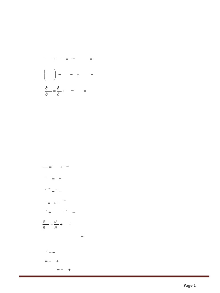 Lecture Note On Ordinary Differential Equation | PDF | Ordinary Differential Equation | Equations