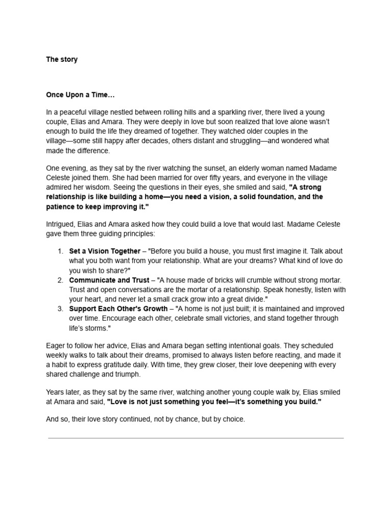 Relationship Seminar by RML Bamenda | PDF | Love | Goal