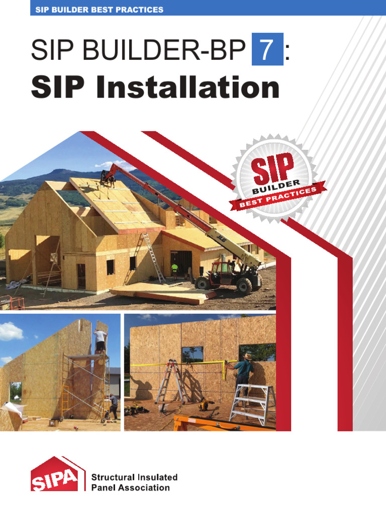 SIP BUILDER BP 7 SIP Installation v1 | PDF | Framing (Construction) | Roof