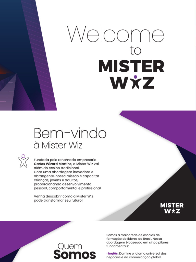 Apresentação Institucional - Mister Wiz | PDF