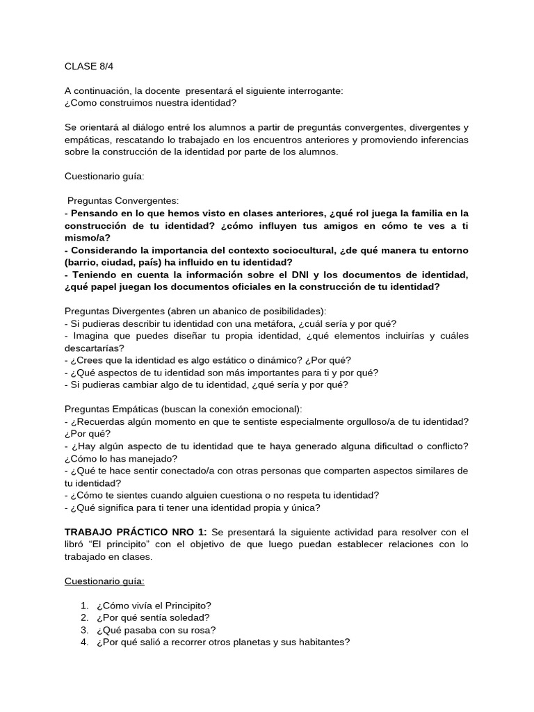 Clases Abril 3ro | PDF