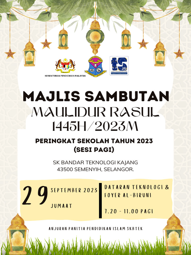 Buku Program Maulidur Rasul 1445h | PDF