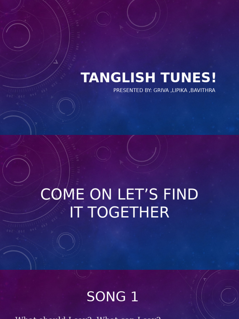 Tanglish Love Songs and Quotes | PDF