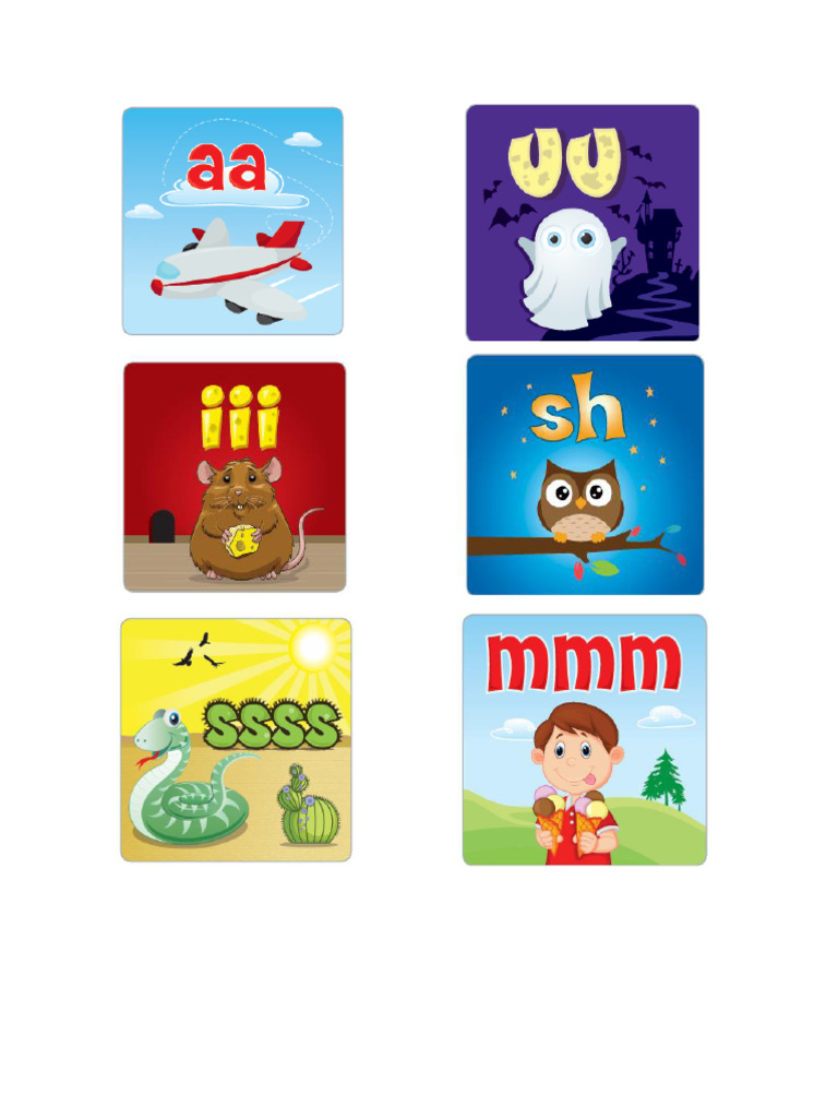 Tarjetas Sonidos de Ling | PDF