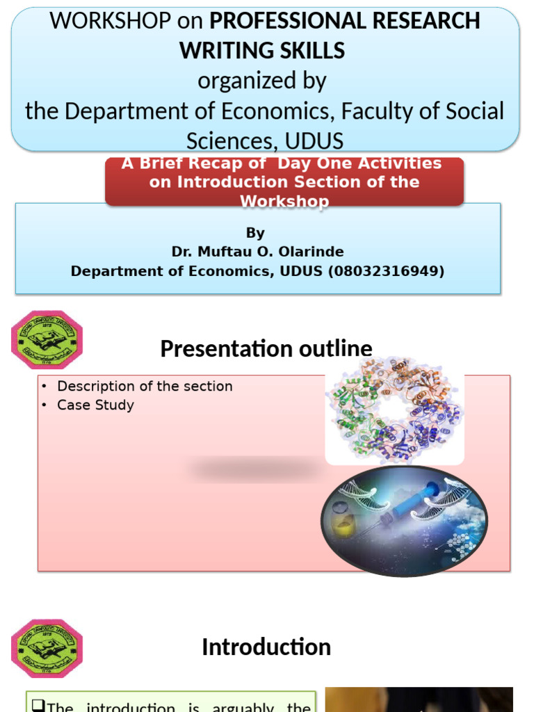 Workshop on Research Writing Skills | PDF | Governance