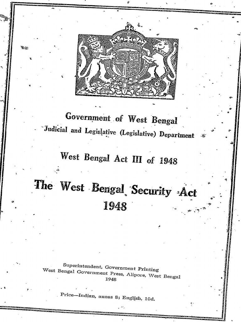 Government .Of West Bengal | PDF