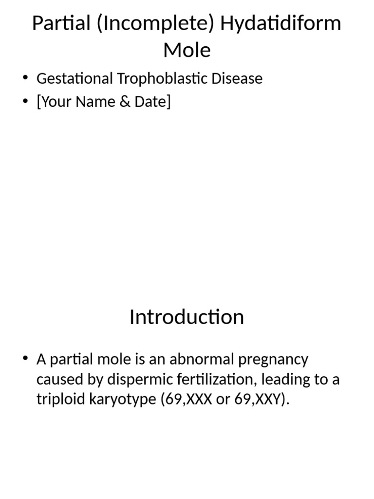 Partial Mole Presentation | PDF