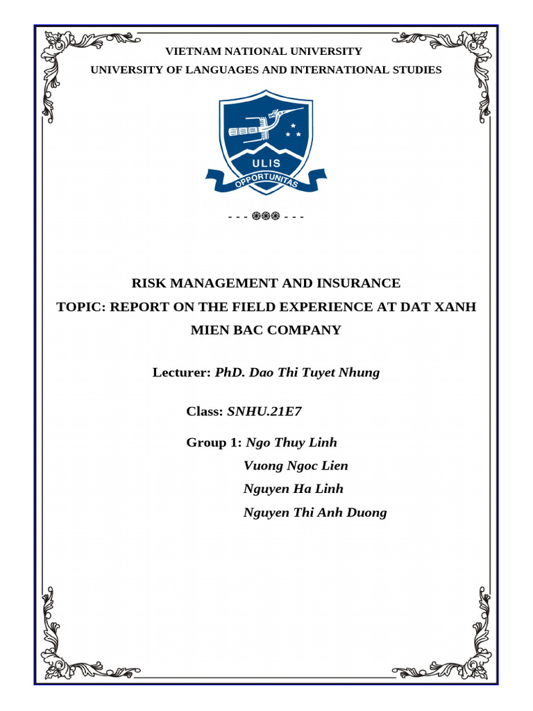 Fin 260 Group 1 Dat Xanh Mien Bac | PDF | Market Liquidity | Debt