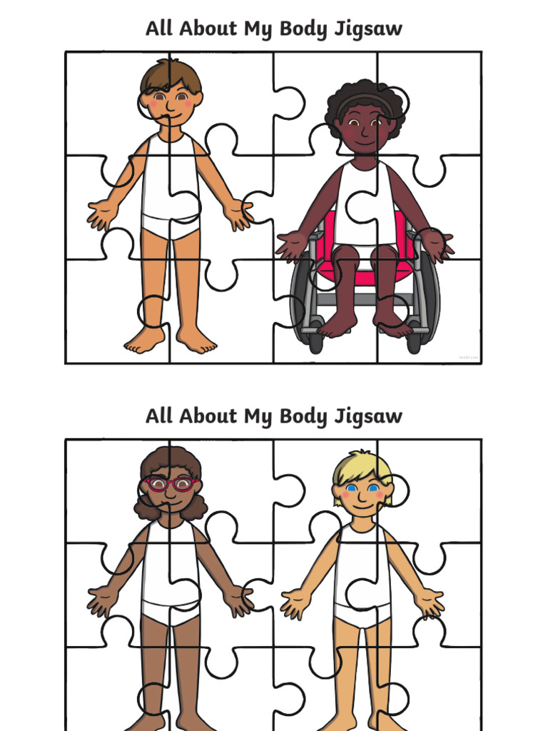 Body Jigsaw Boy and Girl | PDF