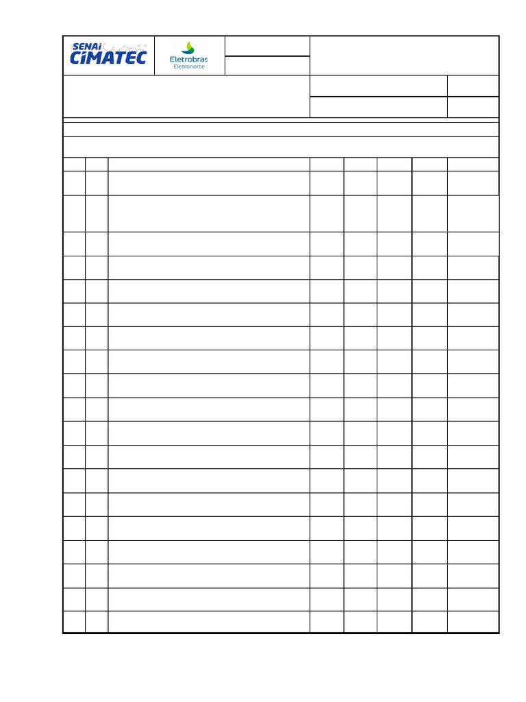 Cim Elt Siri Ll Pcd 001 r0_lista de Linhas | PDF | Metrologia | Química