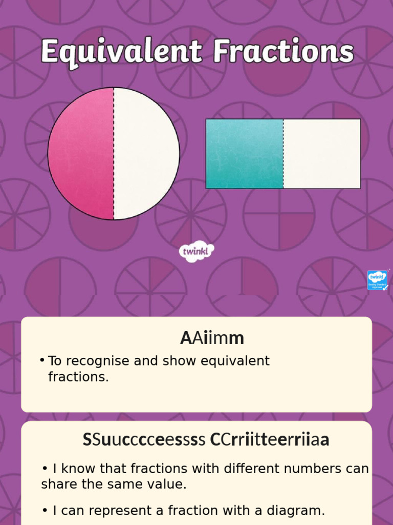 Understanding Equivalent Fractions | PDF | Mathematical Concepts ...
