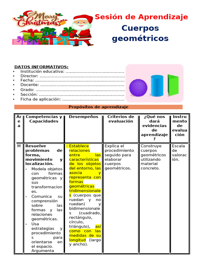 2do Grado Material Día 3 Mat Cuerpos Geométricos - Refuerzo Escolar ...