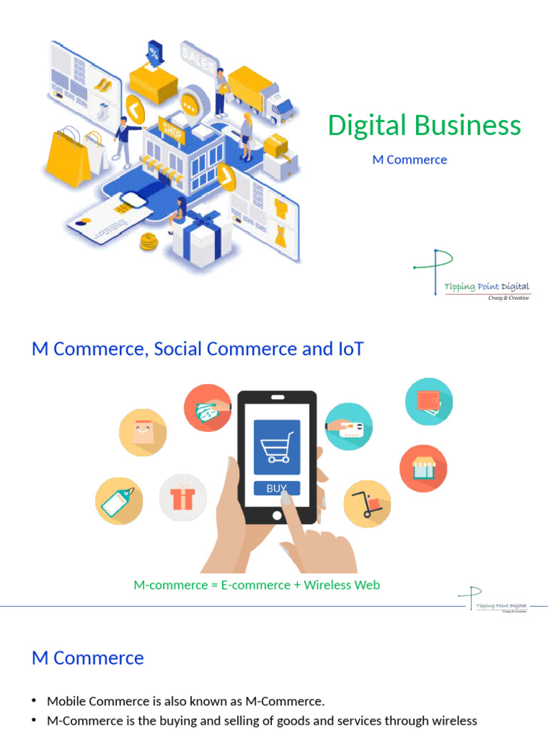 Digital Business - M Commerce | PDF | Internet Of Things | Mobile App
