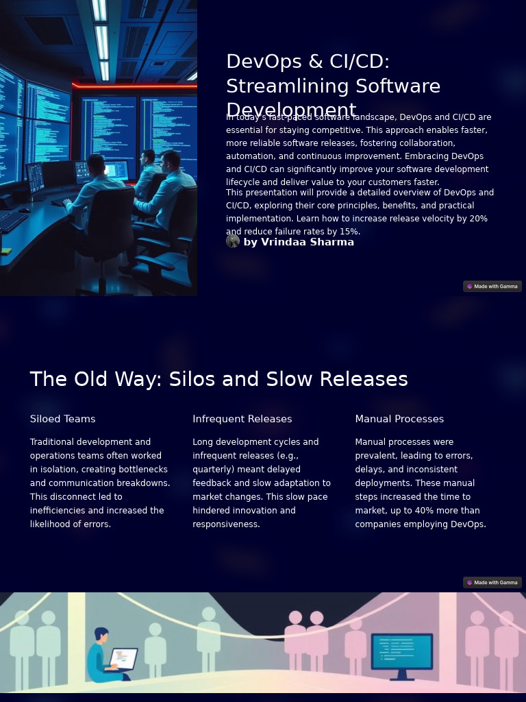 DevOps and CICD Streamlining Software Development | PDF | Information Technology Management ...