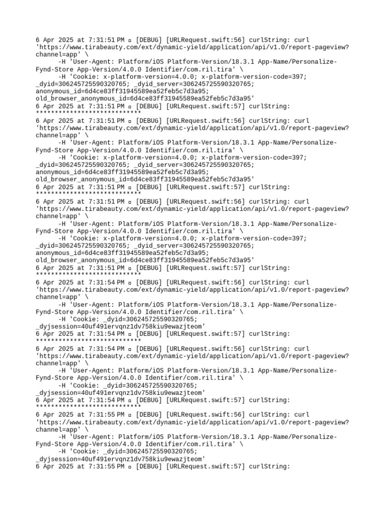 Logout Issue Logs2025!04!06 | PDF | Software