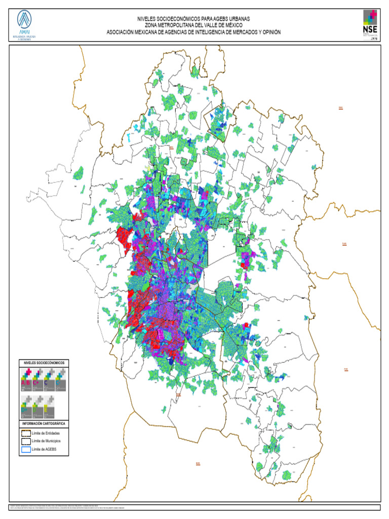 Valle Mexico Urbano Ageb | PDF