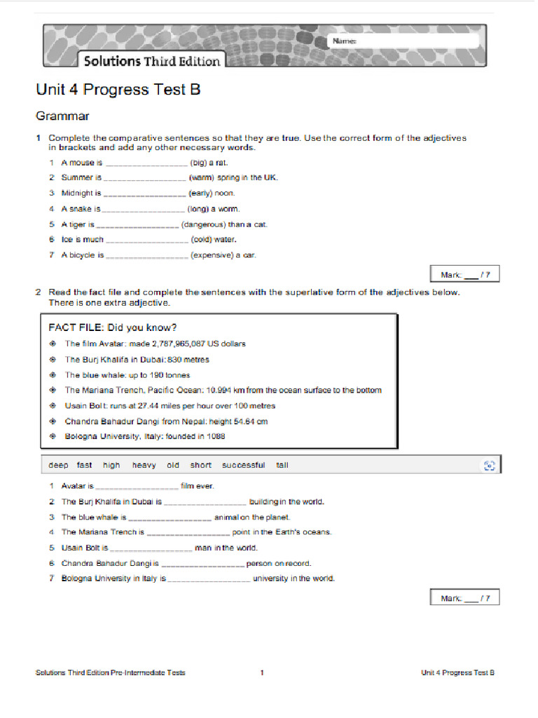 Unit 4 B Test | PDF