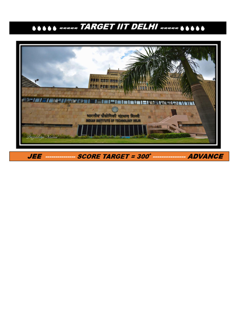 Iit Delhi Poster | PDF